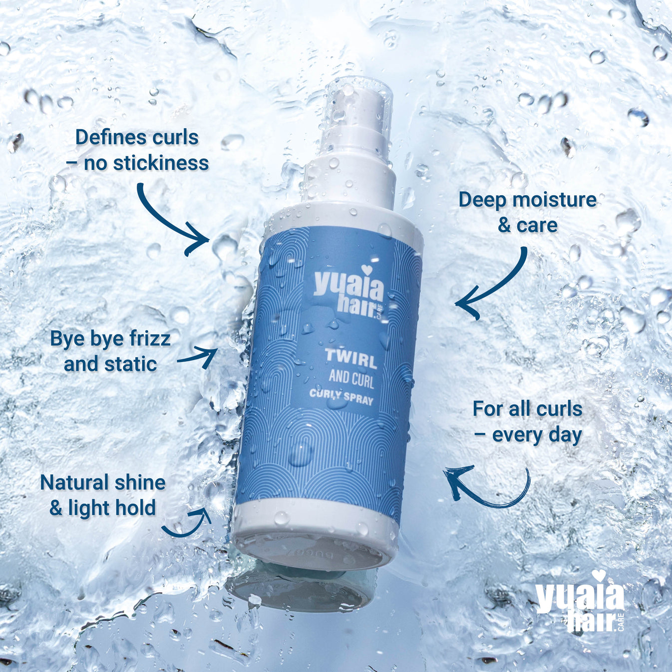 Curl spray for curly hair 150 ml | Twirl and Curl